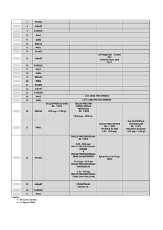 Takwim2017@smaja | PDF