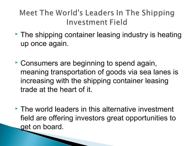 Tal International | PPT | Logistics and Transportation Industry ...