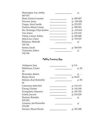 Talaan Ng Nilalaman | DOCX