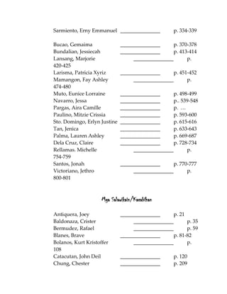 Talaan Ng Nilalaman | DOCX