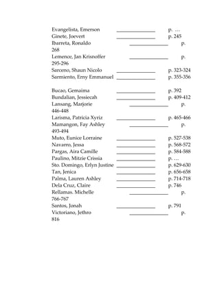 Talaan Ng Nilalaman | DOCX