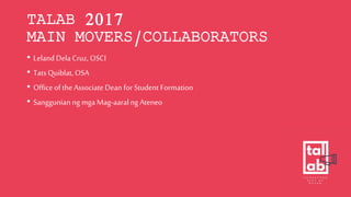 Talab at a glance | PPT