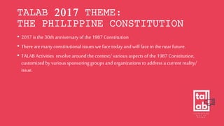 Talab at a glance | PPTX | Politics