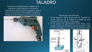 Taladro y roscado | PPTX