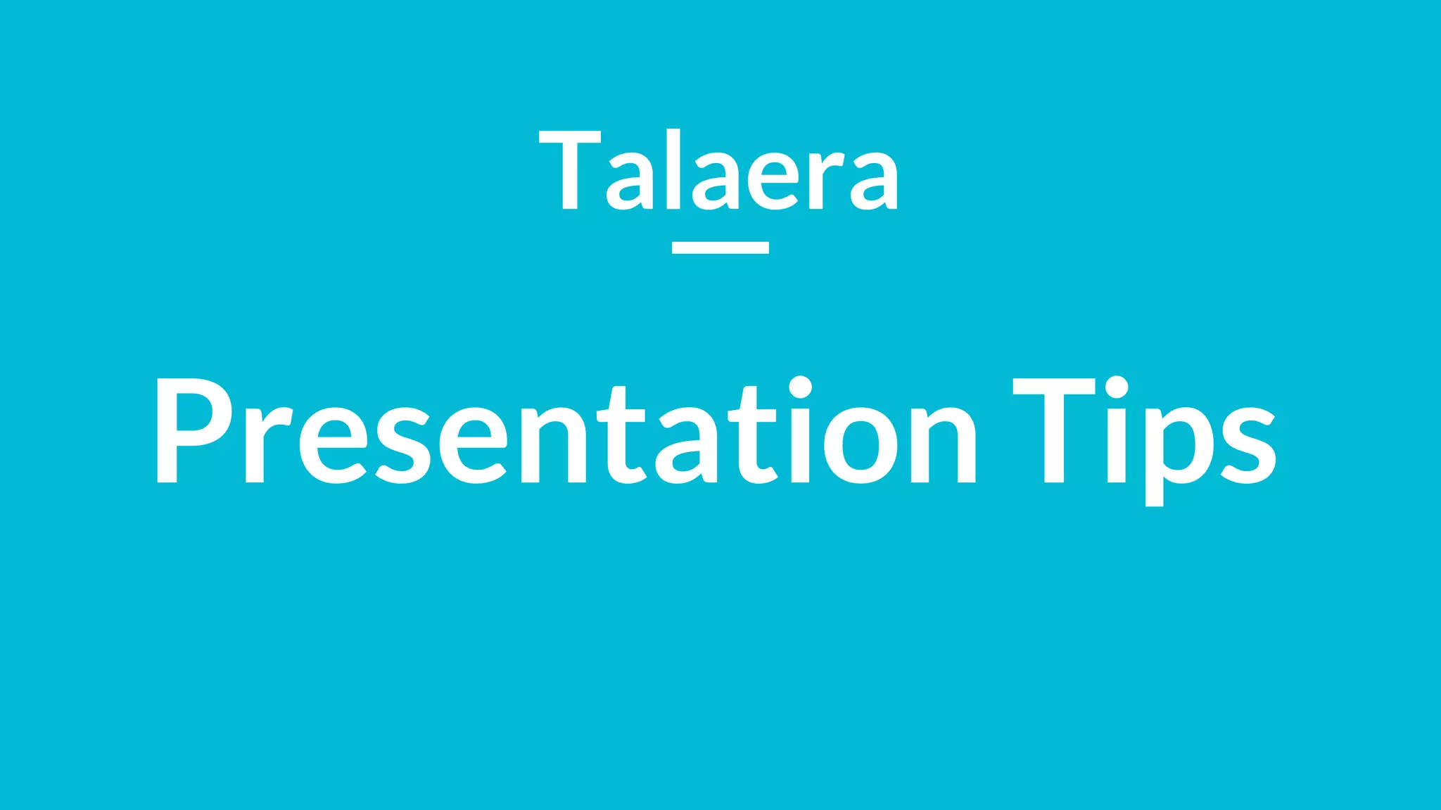 Presentation Skills and Public Speaking for Business English - Talaera ...