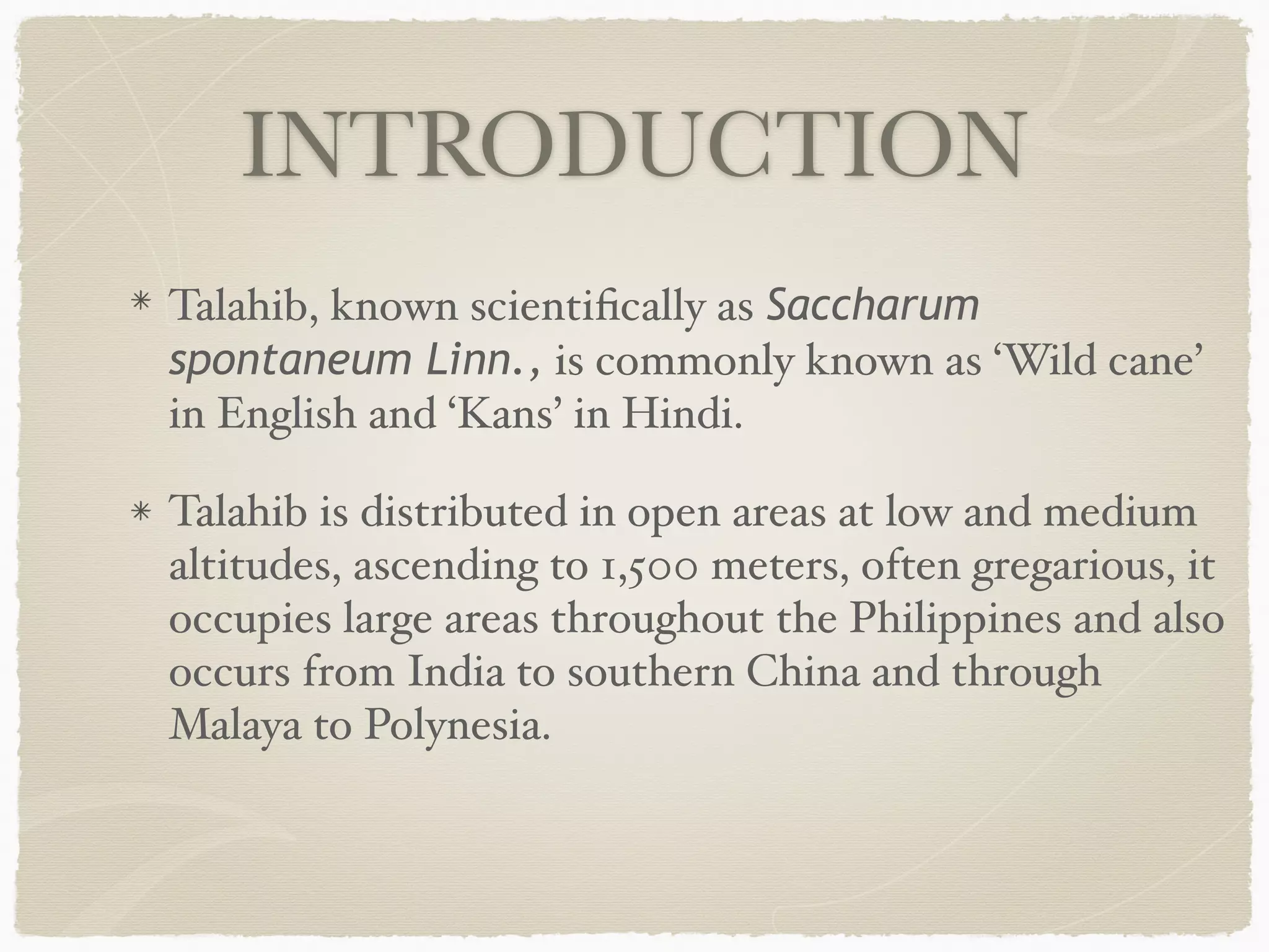 Talahib thesis | PDF