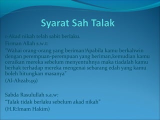 Talak | PPT