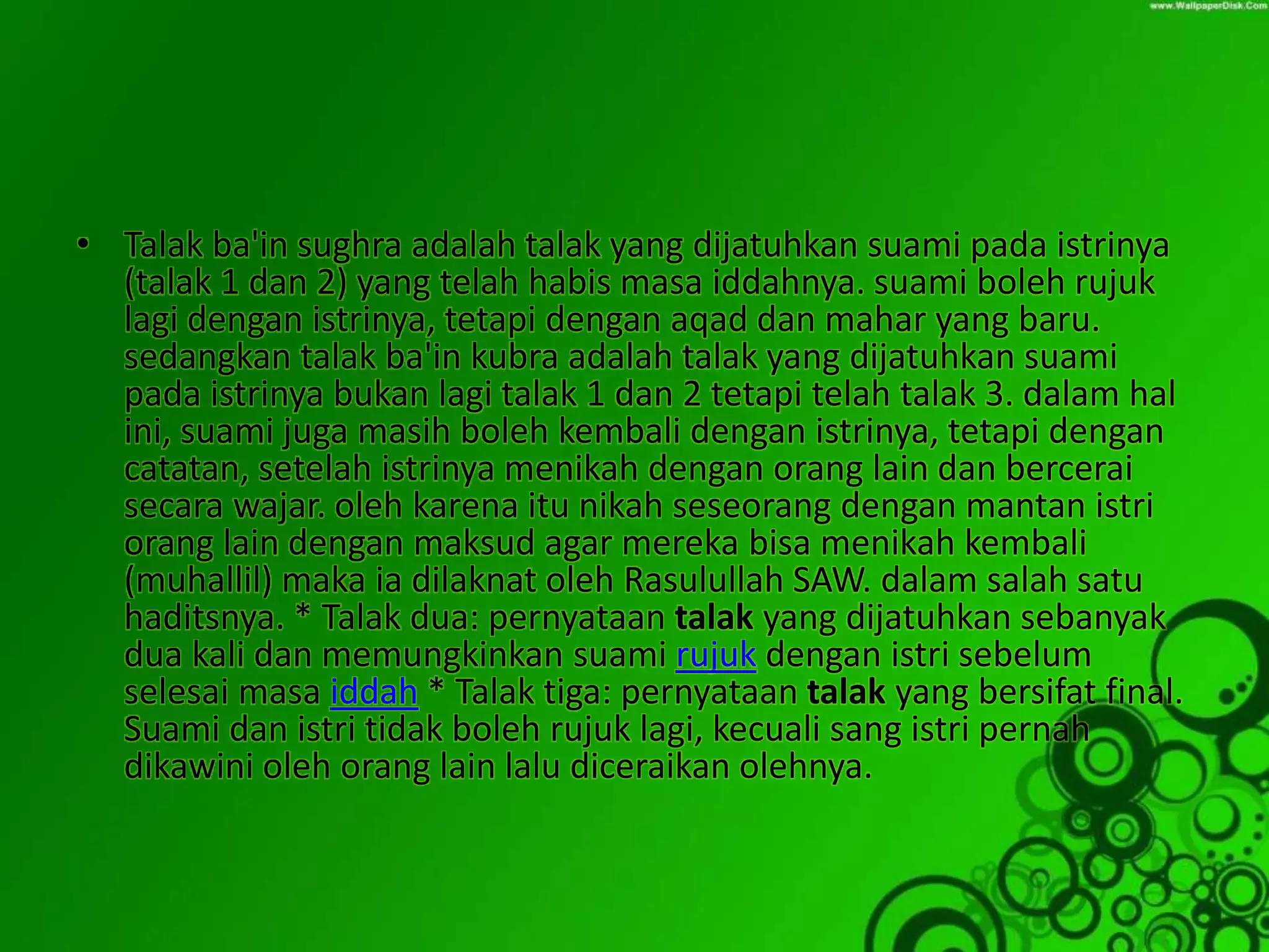 Pengertian talak | PPTX