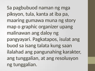 Talakay 4- Buod o Sinopsis Filipino sa Piling Larang pptx | PPTX