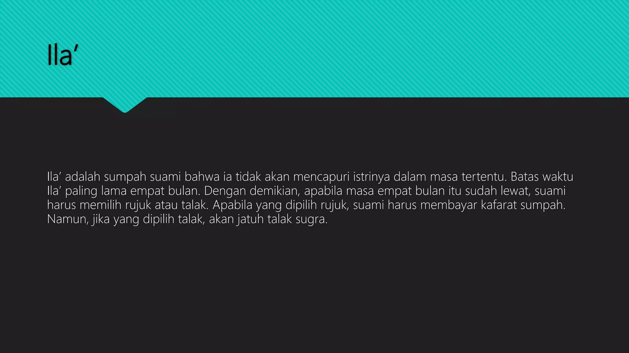 Talak dan perceraian | PPTX