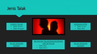 Talak dan perceraian | PPTX