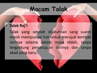 Talak & Rujuk | PPTX