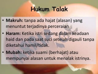 Talak & Rujuk | PPTX