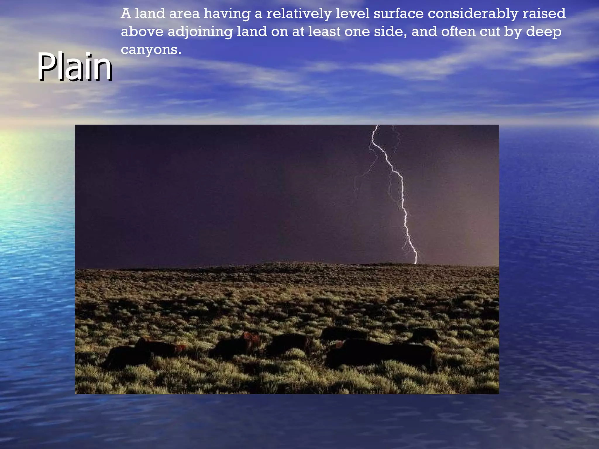 Tala landforms | PPT | Geography | Science