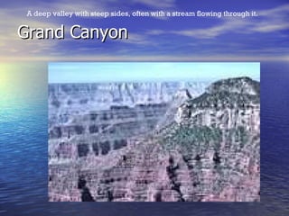 Tala landforms | PPT | Geography | Science