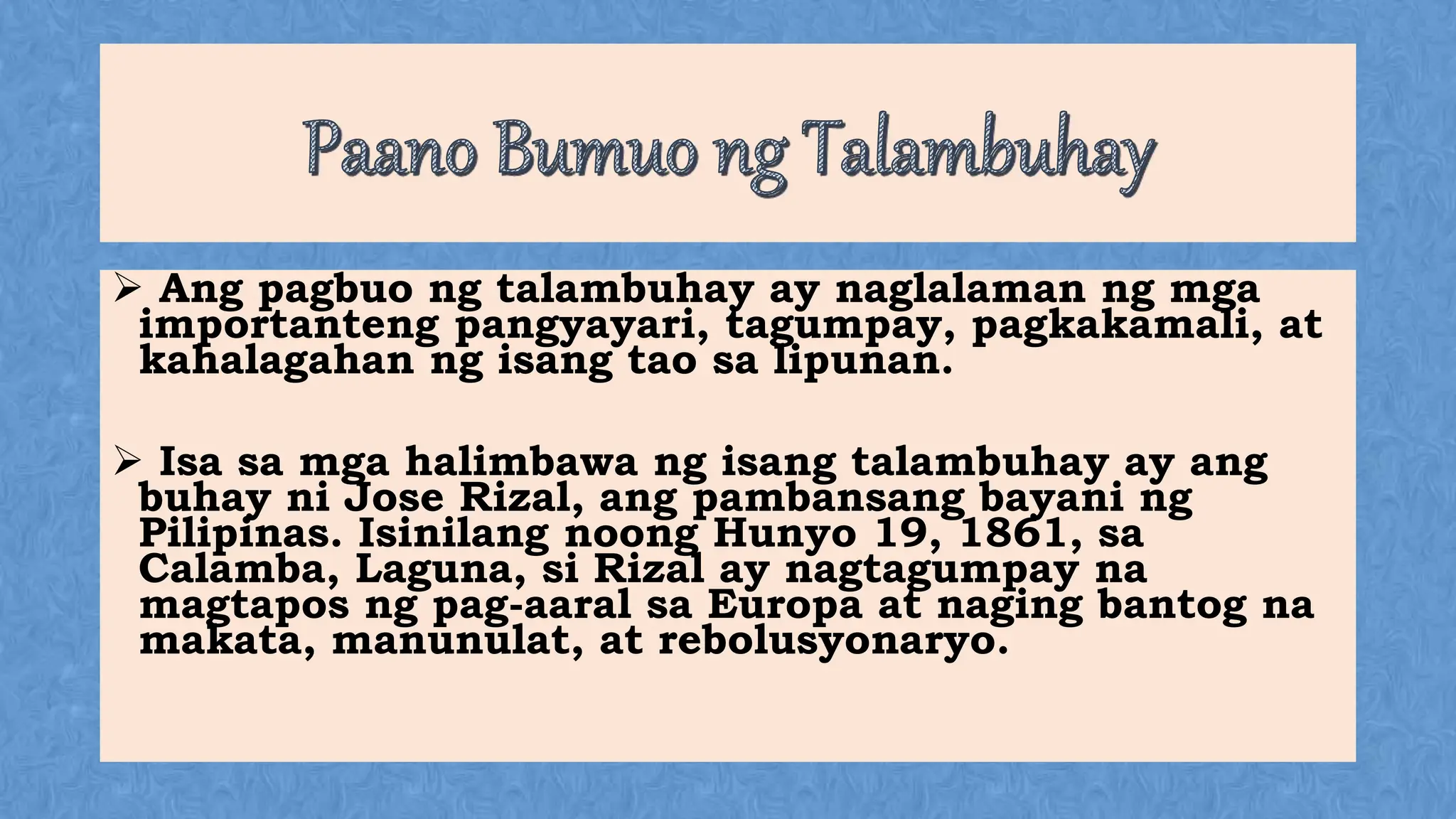 FILIPINOFILIPINOLESSON RITALAMBUHAY.pptx