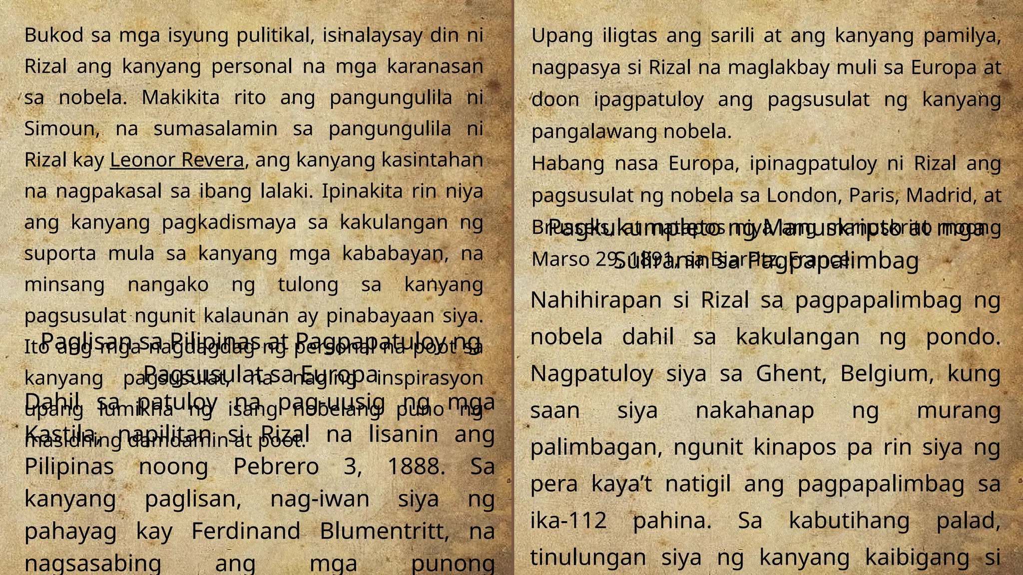 Talambuhay ni Dr. Jose Rizal At Kasaysayan ng El Fili.pptx