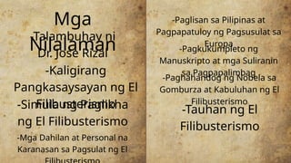 Talambuhay ni Dr. Jose Rizal At Kasaysayan ng El Fili.pptx