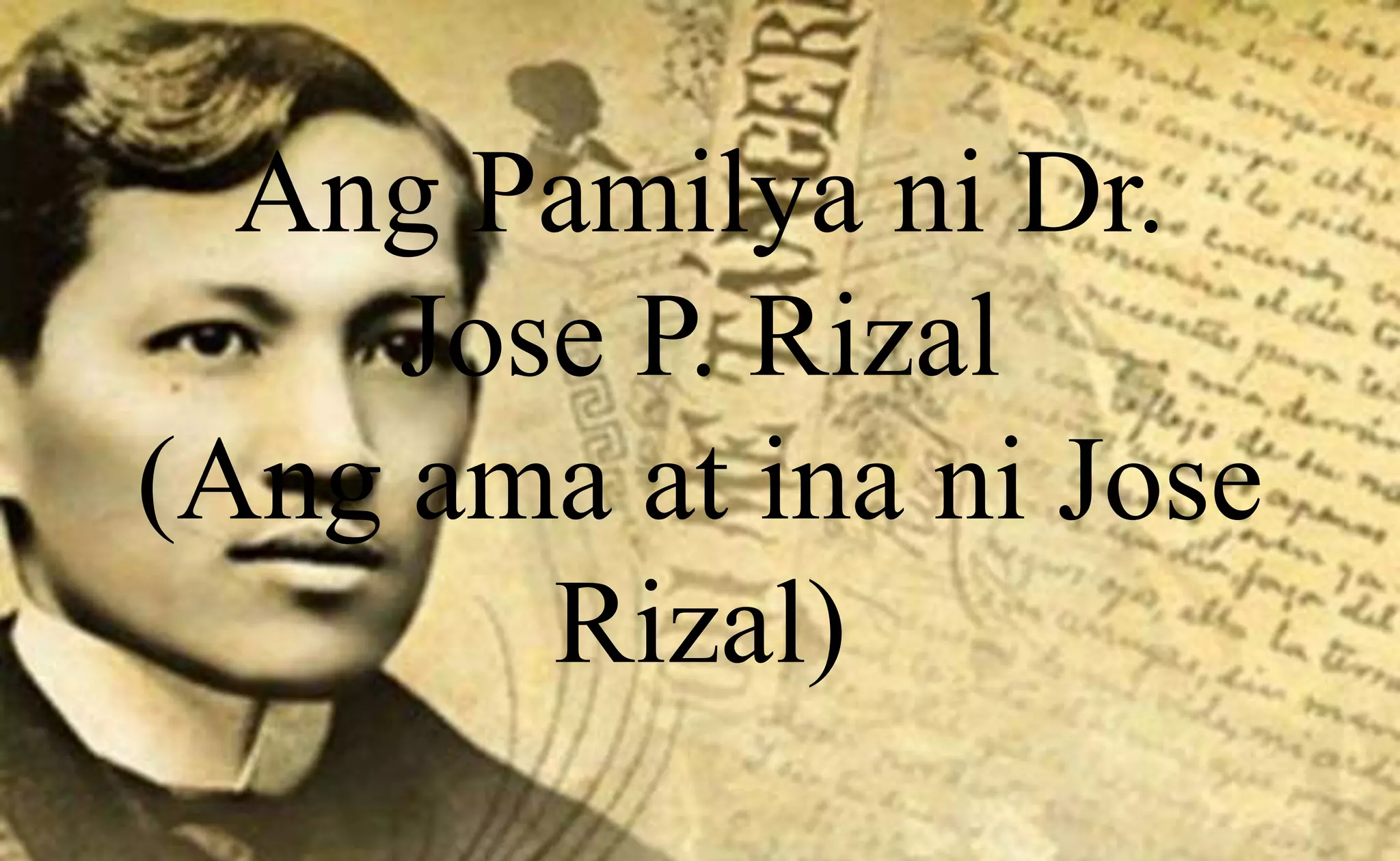 Filipino 9 Talambuhay ni Dr. Jose Rizal | PPTX