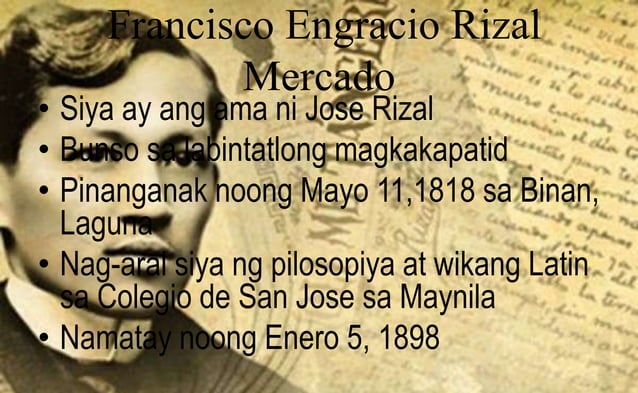 Filipino 9 Talambuhay ni Dr. Jose Rizal | PPTX