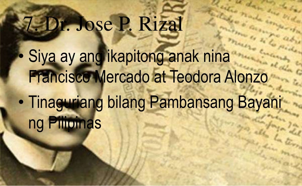 Talambuhay Ni Jose Rizal