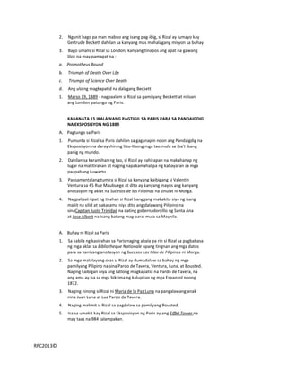 TALAMBUHAY NI JOSE RIZAL | DOCX