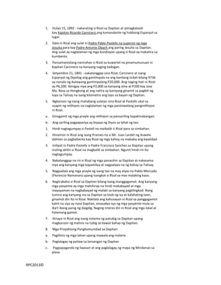 TALAMBUHAY NI JOSE RIZAL | DOCX