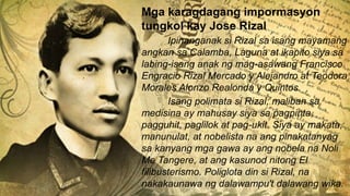 ANG TALAMBUHAY NI RIZAL, PAMILYA AT MGA LIKHA .pptx