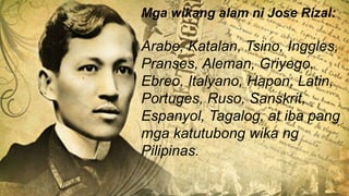 ANG TALAMBUHAY NI RIZAL, PAMILYA AT MGA LIKHA .pptx