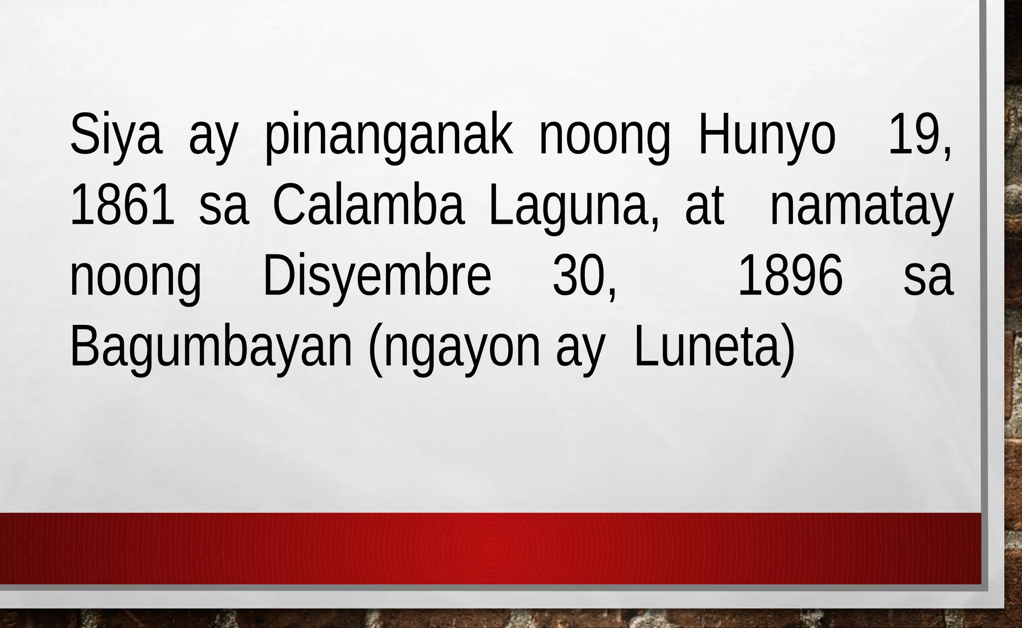 Talambuhay ni Jose Rizal Powerpoint Filipino 9 | PPTX