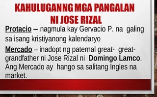 Talambuhay ni Jose Rizal Powerpoint Filipino 9 | PPTX