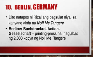 Talambuhay ni Jose Rizal Powerpoint Filipino 9 | PPTX
