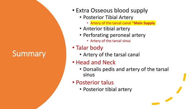AJM Sheet: Talar fracture | PPTX | Death, Injury, or Military Conflict ...