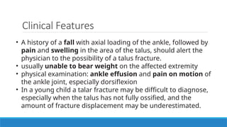 Talar Fractures (Fractures of Talus Bone).pptx