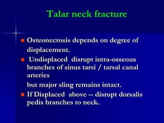 Talar fractures2 | PPT