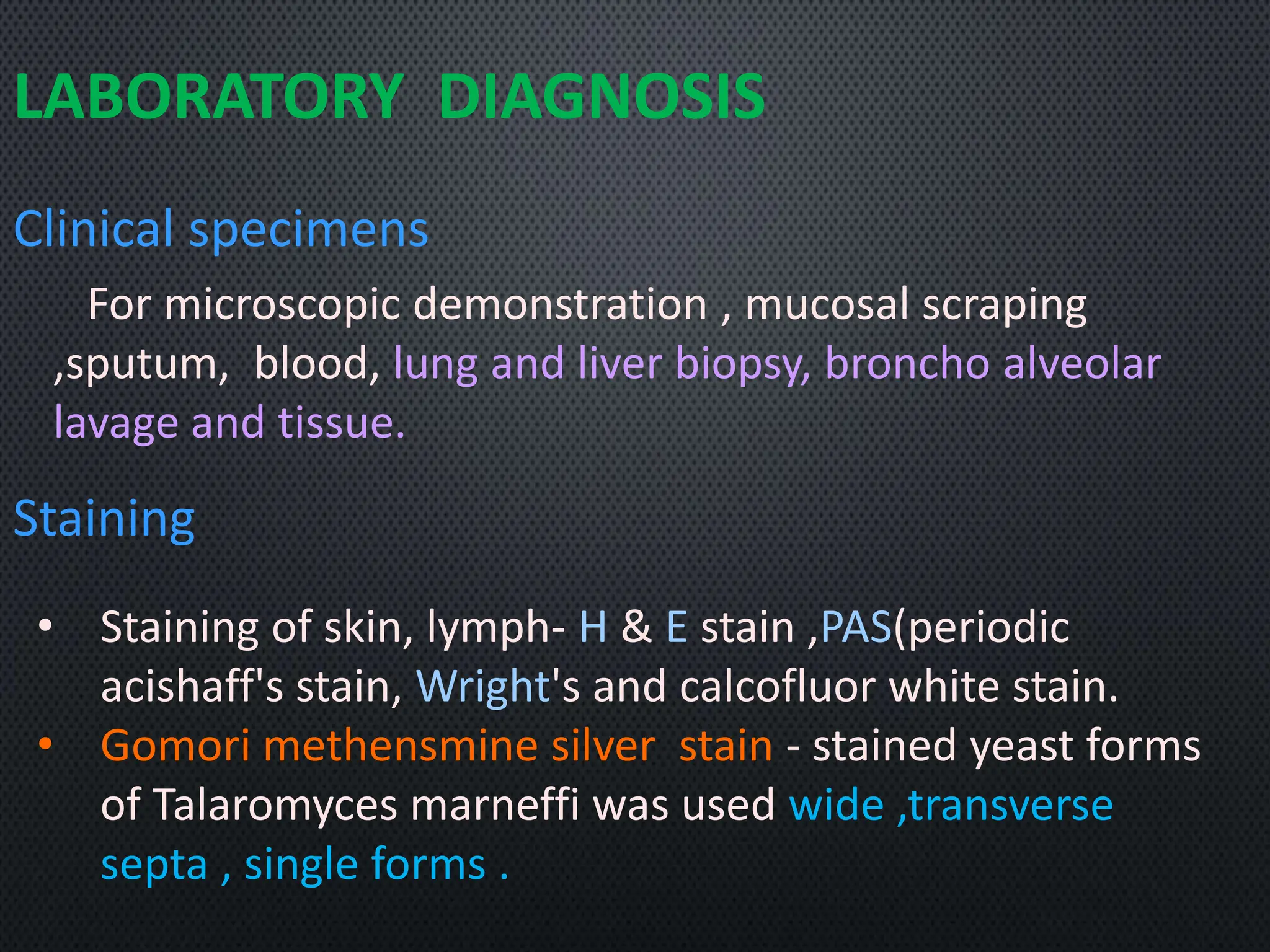 TALAROMYCOSIS - Introduction, Morphology, Epidemiology, Clinical ...