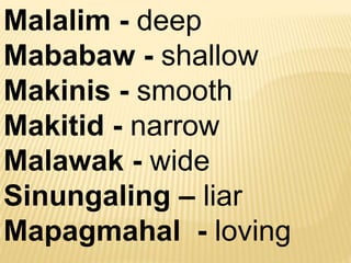 Talasalitaan 3 hanay c (1st quarter) | PPT