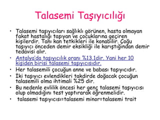 Talasemi(daha fazlası için www.tipfakultesi.org) | PPT