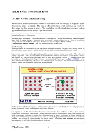 TALAT Lecture 1201: Introduction to Aluminium as an Engineering Material | PDF