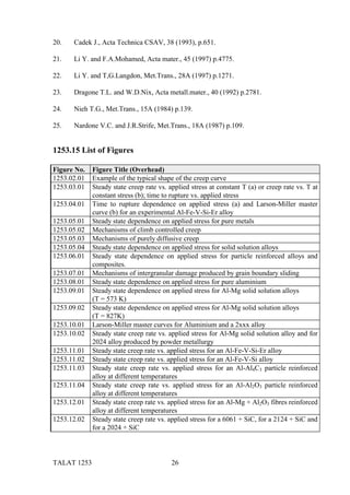 TALAT Lecture 1253: Creep | PDF