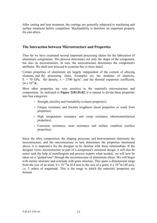 TALAT Lecture 2101.01: Understanding aluminium as a material | PDF