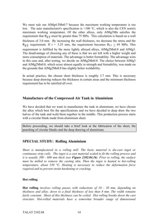 TALAT Lecture 2102.04: A Compressed Air Tank for a Lorry, Special Studies: Rolling, Deep-Drawing ...