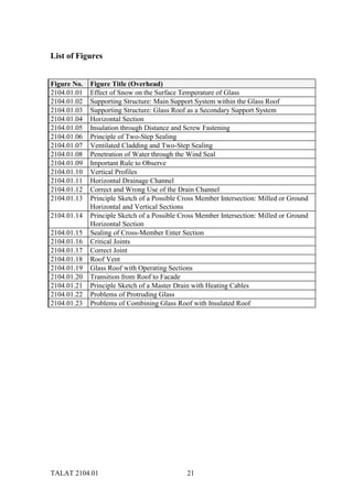 TALAT Lecture 2104.01: Case Study on Glass Roof | PDF