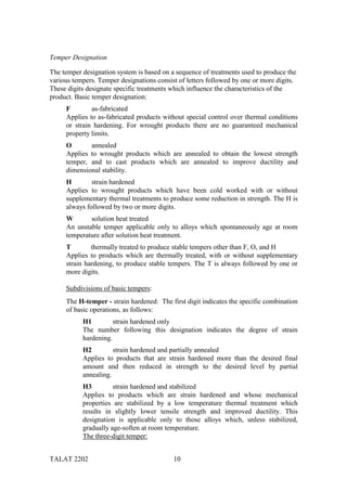 TALAT Lecture 2202: Structural Aluminium Materials | PDF