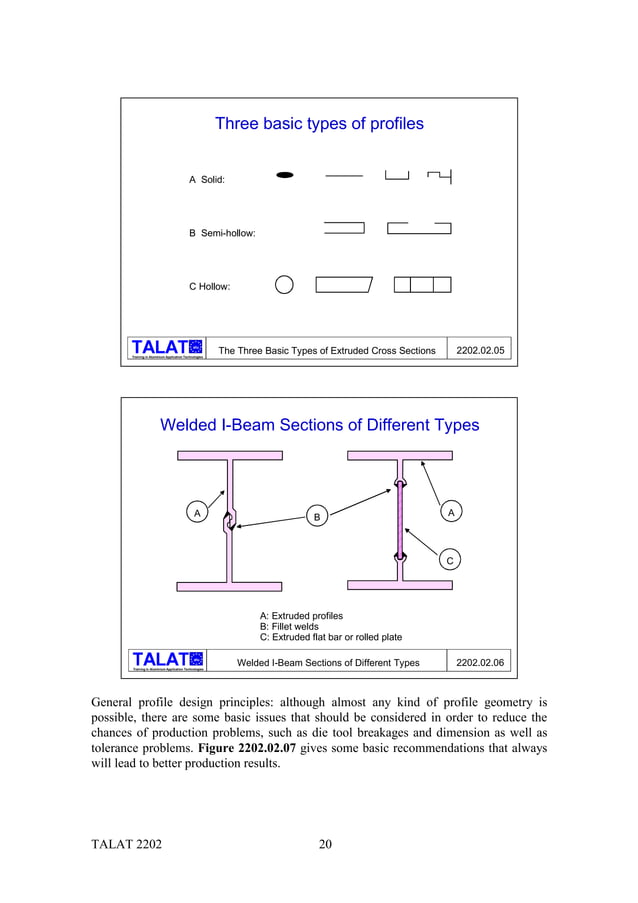 TALAT Lecture 2202: Structural Aluminium Materials | PDF