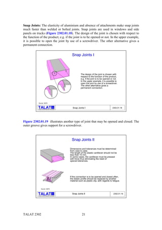 TALAT Lecture 2302: Design of Joints | PDF