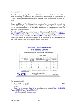 TALAT Lecture 2302: Design of Joints | PDF