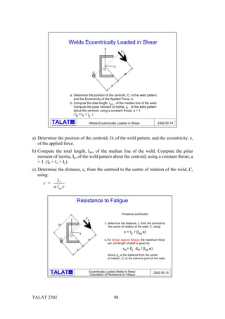 TALAT Lecture 2302: Design of Joints | PDF