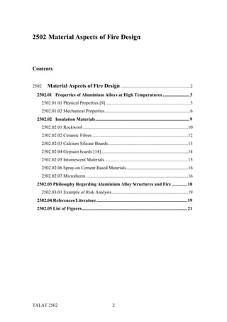 TALAT Lecture 2502: Material Aspects of Fire Design | PDF | Physics ...