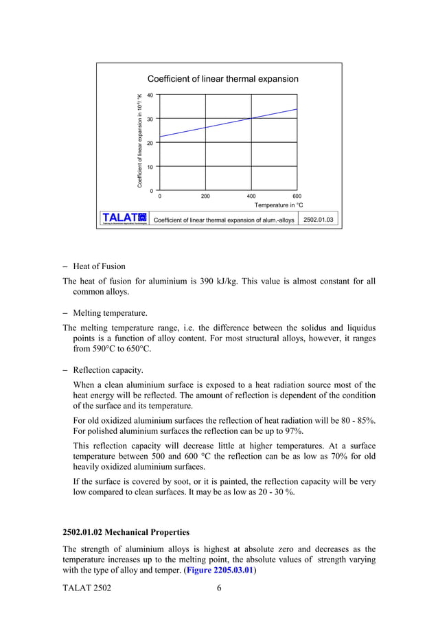TALAT Lecture 2502: Material Aspects of Fire Design | PDF